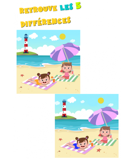 PDF de jeux sur le thème de l'été